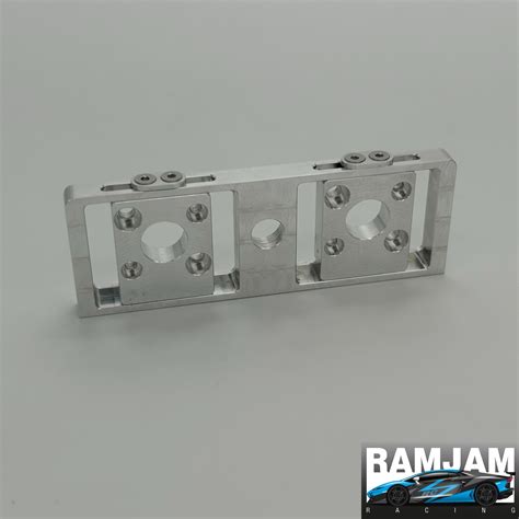 Traxxas 4 Tec 2 0 3 0 Compatible Carbon Chassis Kit Dual Motor Mount Upgrade RamJam Racing