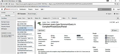 Lucene Issue Reports In Jira Download Scientific Diagram