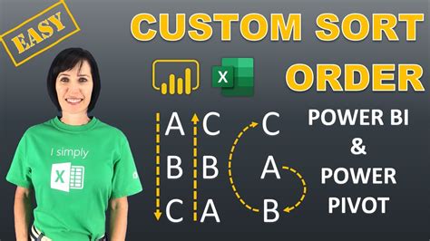 Custom Sort Order Trick In Power BI Power Pivot