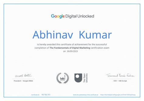 Abhinav Chaudhary On Linkedin Completed Fundamentals Of Digital
