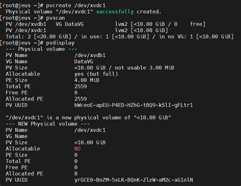 LINUX LVM 구현