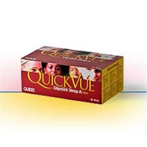 Quidel Quickvue Dipstick Strep A Test Bx50