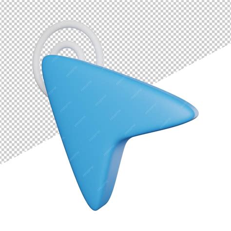 Premium Psd Cursor Double Click Side View 3d Rendering Icon