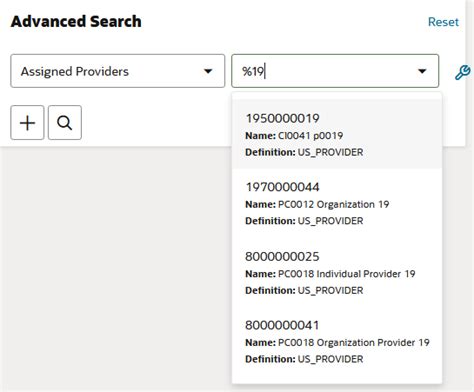 Advanced Search Oracle Health Insurance Authorizations 3222