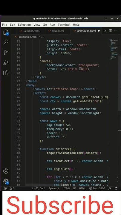 Infinite Loop Html Css Javascript Youtube