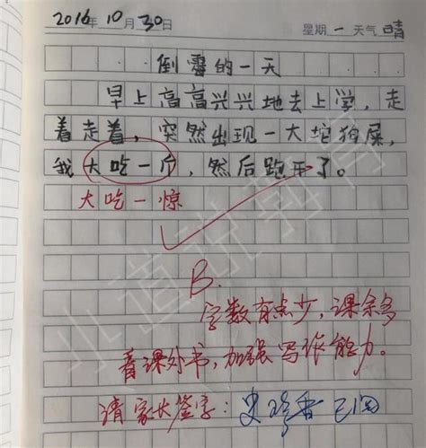 小學生寫日記太有才老師差點笑岔氣媽媽拿起掃帚追了3條街 每日頭條