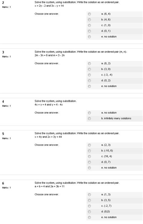 solved solve the system using substitution write the