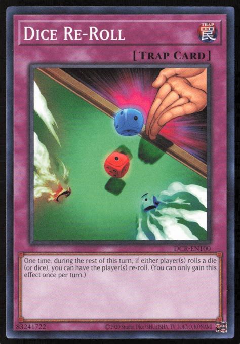 2020 Yu Gi Oh Dark Crisis 25th Anniversary Edition Dice Re Roll Dcr