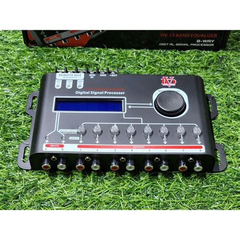 Dsp Dv 15 Band Equalizer 8 Way Digital Signal Processor เครื่องเสียง