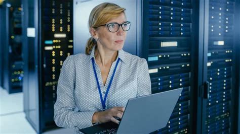 Female Working On Data Center Images Search Images On Everypixel