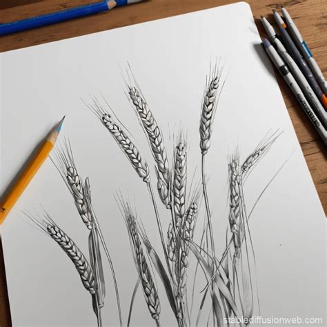 Wheat Production Infographic Stable Diffusion Online