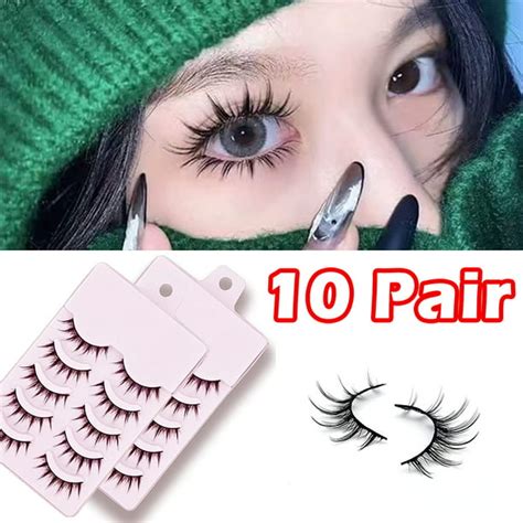 Manga Lashes Natural Looking False Eyelashes That Look Like Individual