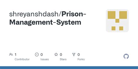 GitHub Shreyanshdash Prison Management System