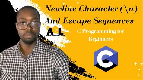 4 Newline Charactern And Escape Sequences C Programming For Beginners Youtube