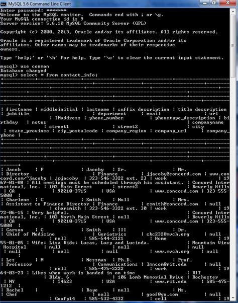 Mysql Tables Are Not Aligned Right Stack Overflow