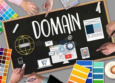 Big Data On Domain Web Page And Seo Internet And Web Telecomm Stock Image Image Of Domain