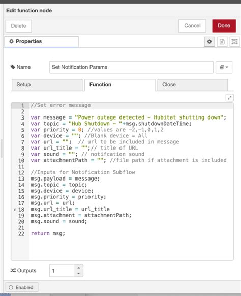 Shutdown And Restart Hub In Case Of Power Outage Node Red Solution LONG READ Node RED