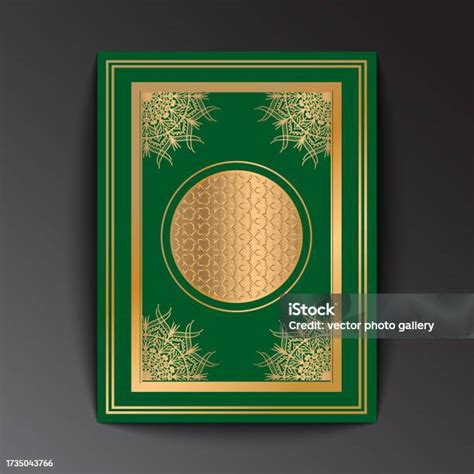 거룩한 꾸란 책 표지 디자인 템플릿 이슬람 아랍어 책 아라베스크 코란 꾸란 텍스트 로고 템플릿입니다 벡터 그림입니다 0명에 대한 스톡 벡터 아트 및 기타 이미지 Istock