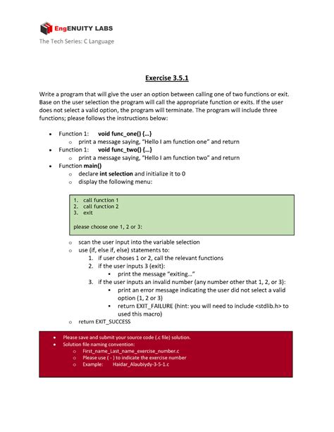exercise 3 c aufgabe the tech series c language exercise 3 write