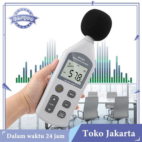 jual decibel meter noise level reader 30 130db noise measuring meter mini audio sound level