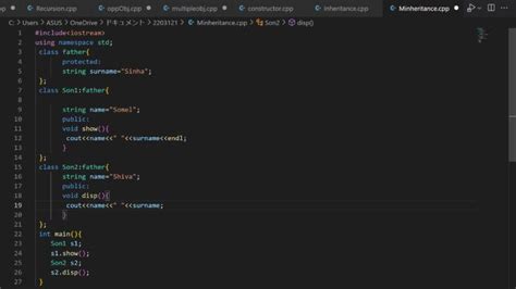Somel Kumar On Linkedin 100daysofcode Day Inheritance Today Join C Dsa Inheritance Code