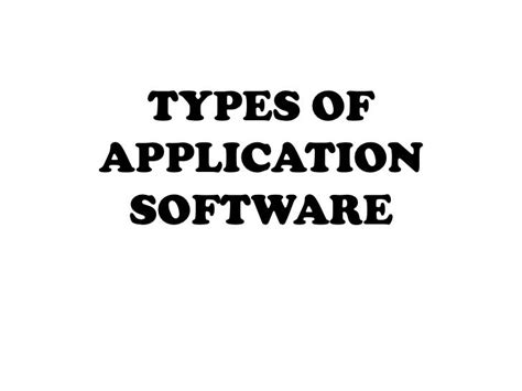 20 examples of application software