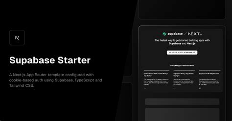 Supabase Starter Vercel