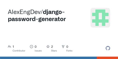 Github Alexengdevdjango Password Generator