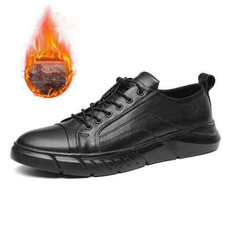 Кроссовки мужские из натуральной кожи, повседневная обувь для ...