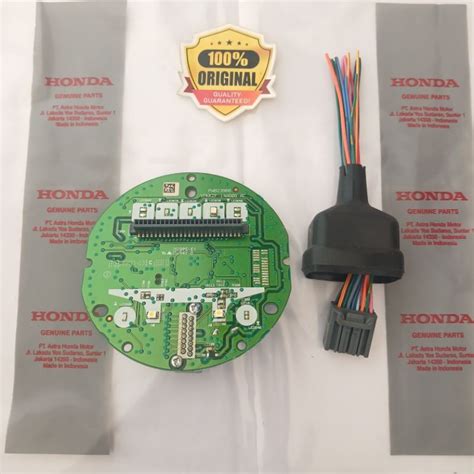 Mesin เครื่อง Pcb มาตรวัดความเร็ว Honda Genio พร้อมสายเคเบิลเดิมคือซ็อกเก็ตมาตรวัดความเร็ว