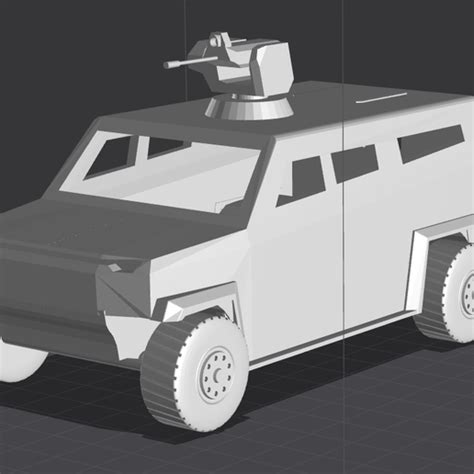 Stl File Otokar Ural Low Poly Easy Print 🪖 ・3d Printable Model To