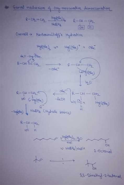 [solved] Oxymercuration Demercuration Of An Alkene Gas Chromatograph