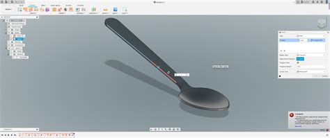 I Cant Seem To Fillet This Surface Model I Watched A Tutorial Of Making The Whole Spoon Surface