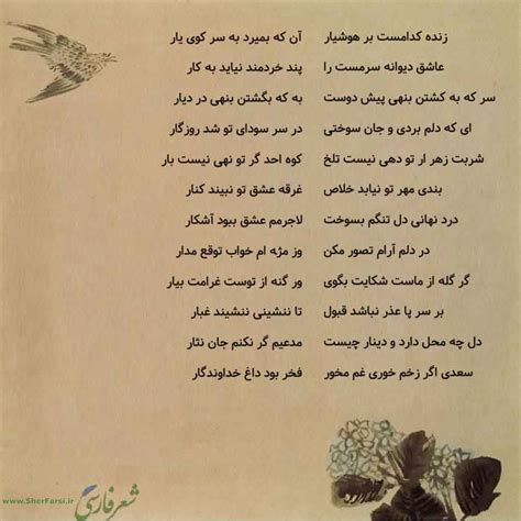 زنده کدامست بر هوشیار