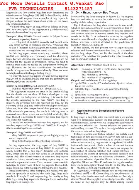 Towards Effective Bug Triage With Software Data Reduction Techniques Pdf