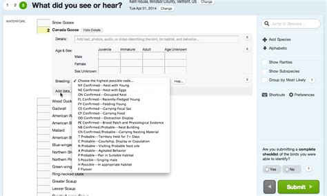 Add Breeding Codes To Your Checklists The Breeding Bird Atlas Is Never