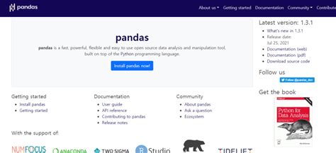 파이썬 라이브러리pandas 네이버 블로그