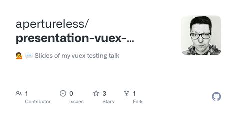 github apertureless presentation vuex testing 💁 💬 slides of my vuex