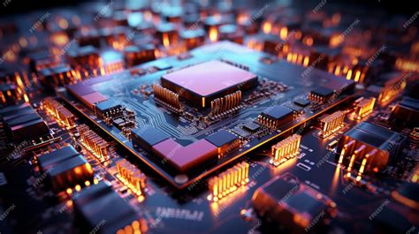 Premium Photo Abstract Gpu Driver In Neon And Geometric Form