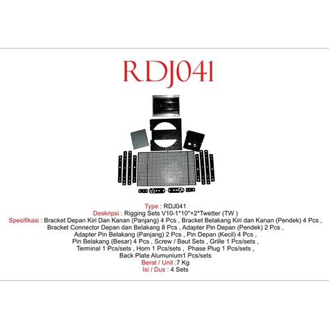 Jual Rigging Bracket Line Array Vera 10 041 Shopee Indonesia