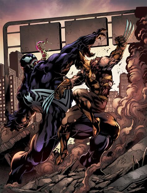 Venom Vs Wolverine By Jadecks On Deviantart