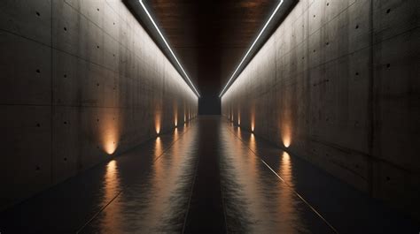 디자인 배경으로 완벽한 조명 조명이 있는 3d 렌더링된 콘크리트 복도 템플릿 복도 3d 바닥 원근법 배경 배경 일러스트 및 사진 무료 다운로드 Pngtree