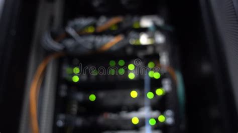 Working Ethernet Switch In Data Center Room Blink Led Lights Stock Video Video Of Ethernet