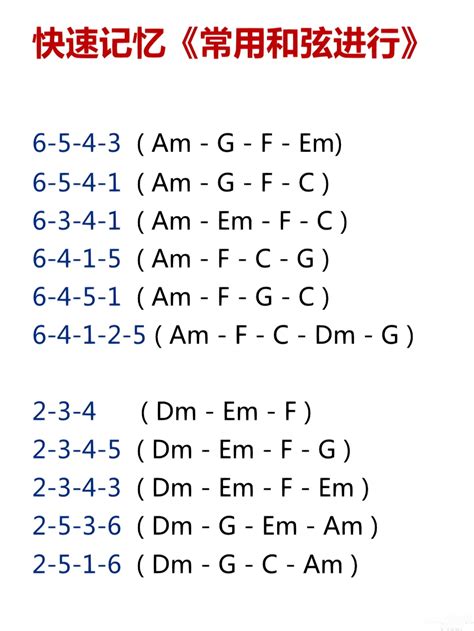 【干货】汇总万能和弦走向 哔哩哔哩