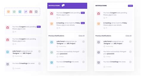 Notifications For Admin Dashboard Behance