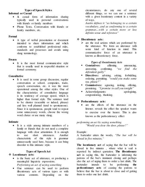 Intimate Speech Style Example Dialogue Coverletterpedia