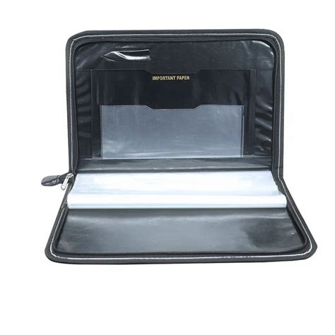 Leather Document File Folder Model No Blue Size A At Piece In New Delhi
