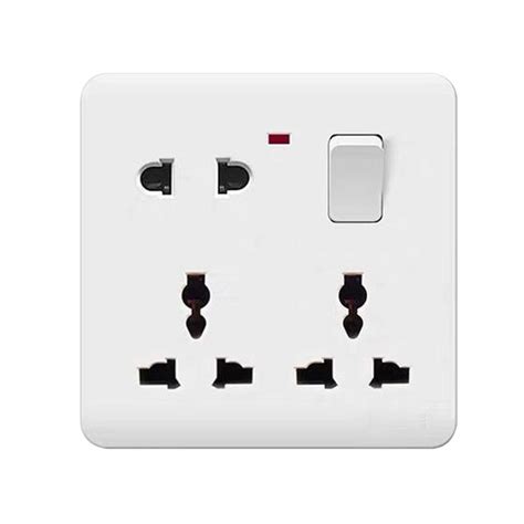Multi Function Universal Wall Switch Socket 8 Pin Universal Socket