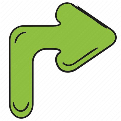 Arrow Cartoon Arrow Cursor Direction Doodle Arrow Pointer Right