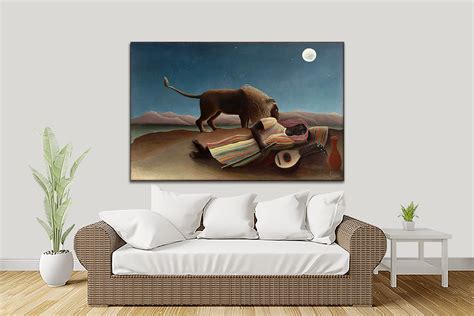 Rousseau The Sleeping Gypsy Modern Art Print Canvas Prints Perth